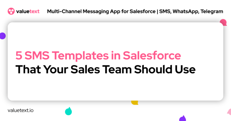 Blog - ValueText | Salesforce SMS App