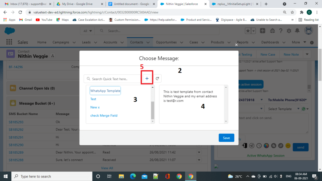 Sending a message from the Chat console - ValueText | Multi-Channel ...