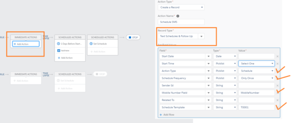 Schedule messages from process builder - ValueText | Multi-Channel Messaging App for Salesforce ...