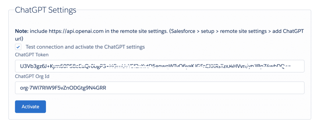 ChatGPT integration with Salesforce - ValueText | Multi-Channel Messaging App for Salesforce ...