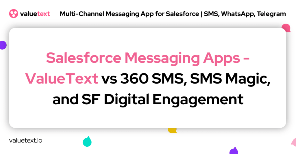 About ValueText - Top-rated SMS App for Salesforce